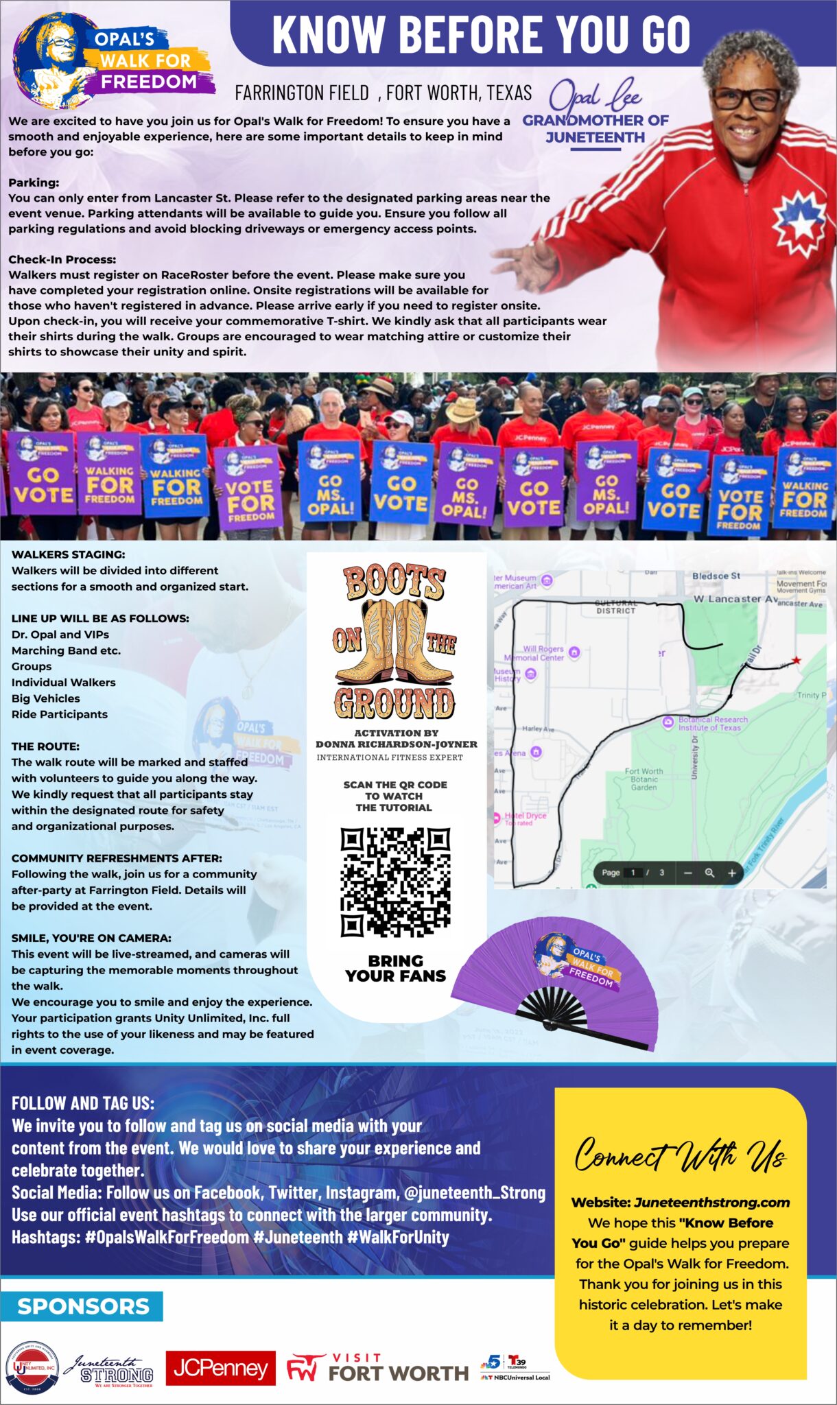 Opal's Walk for Freedom - Juneteenth Strong