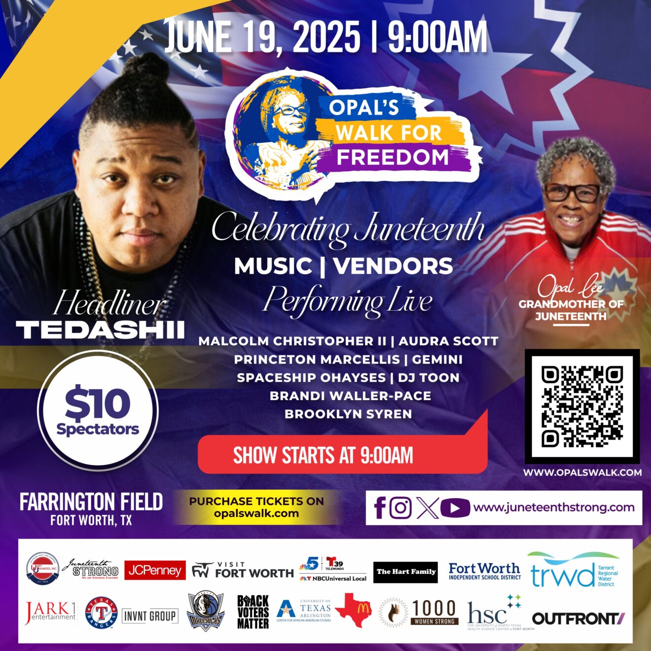 Opal's Walk for Freedom - Juneteenth Strong