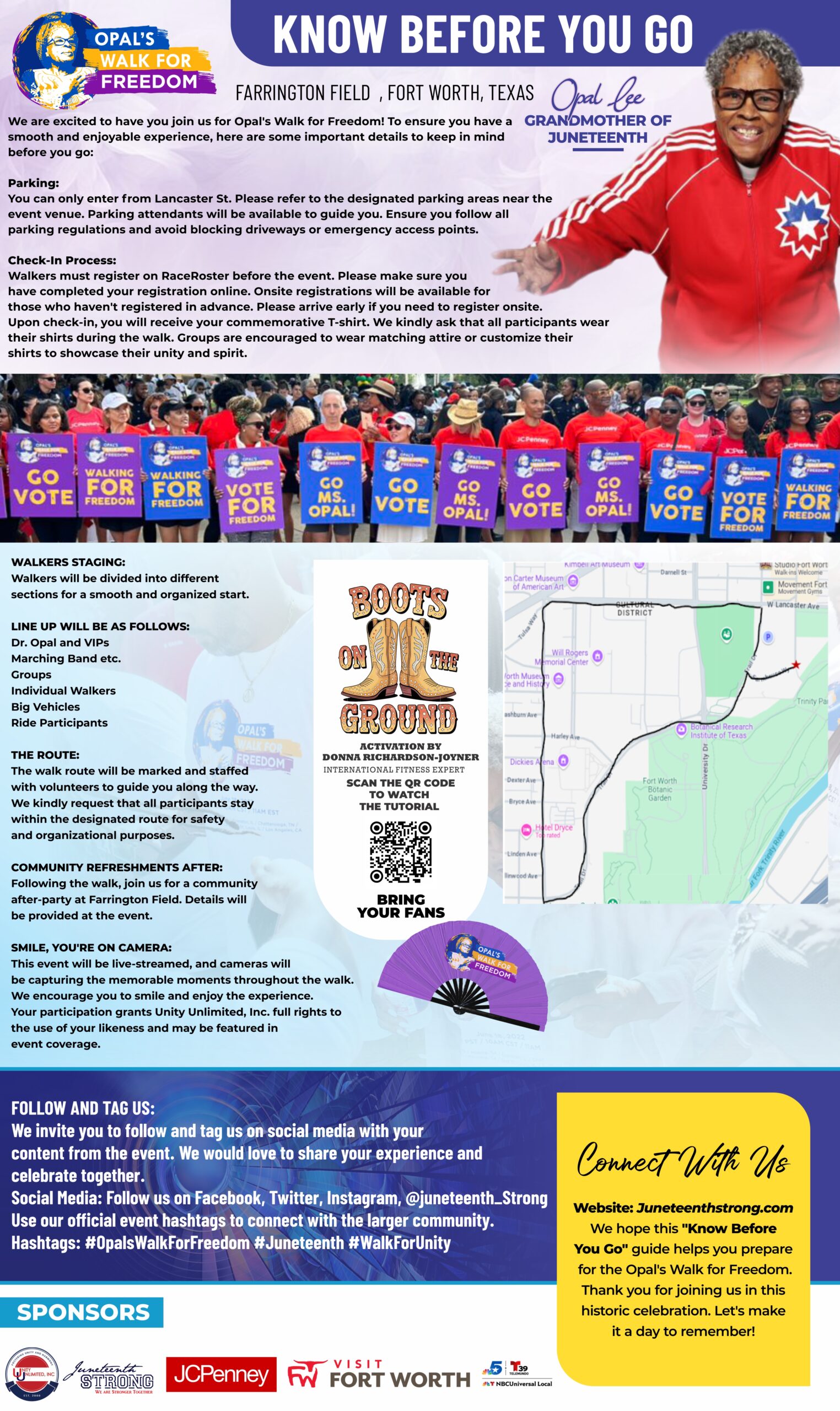 Opal's Walk for Freedom - Juneteenth Strong