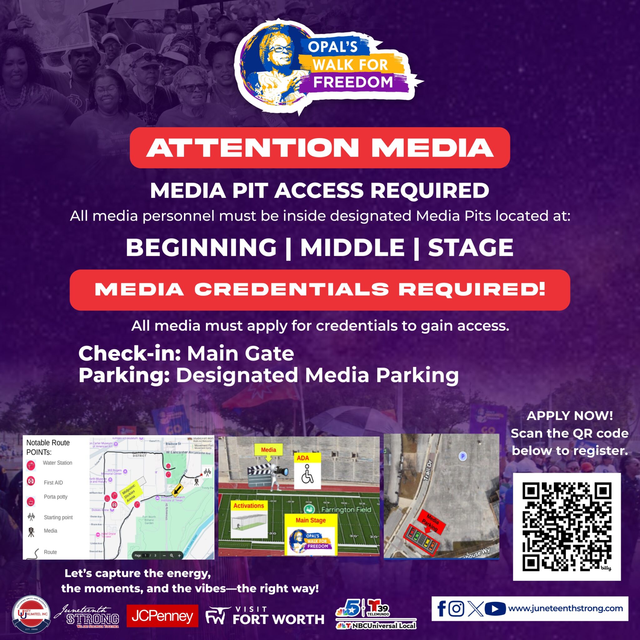 Opal's Walk for Freedom - Juneteenth Strong